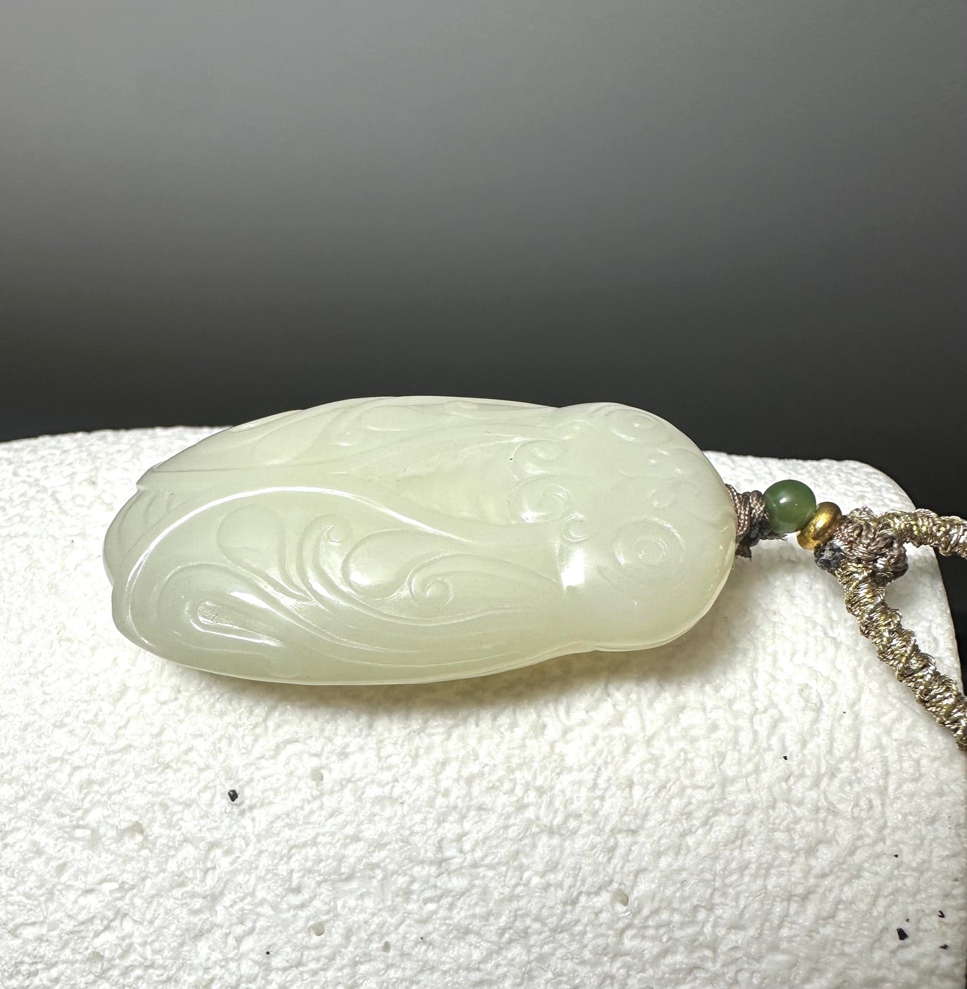 White Jade Cicada Pendant, 49mm – Jade Mine Canada