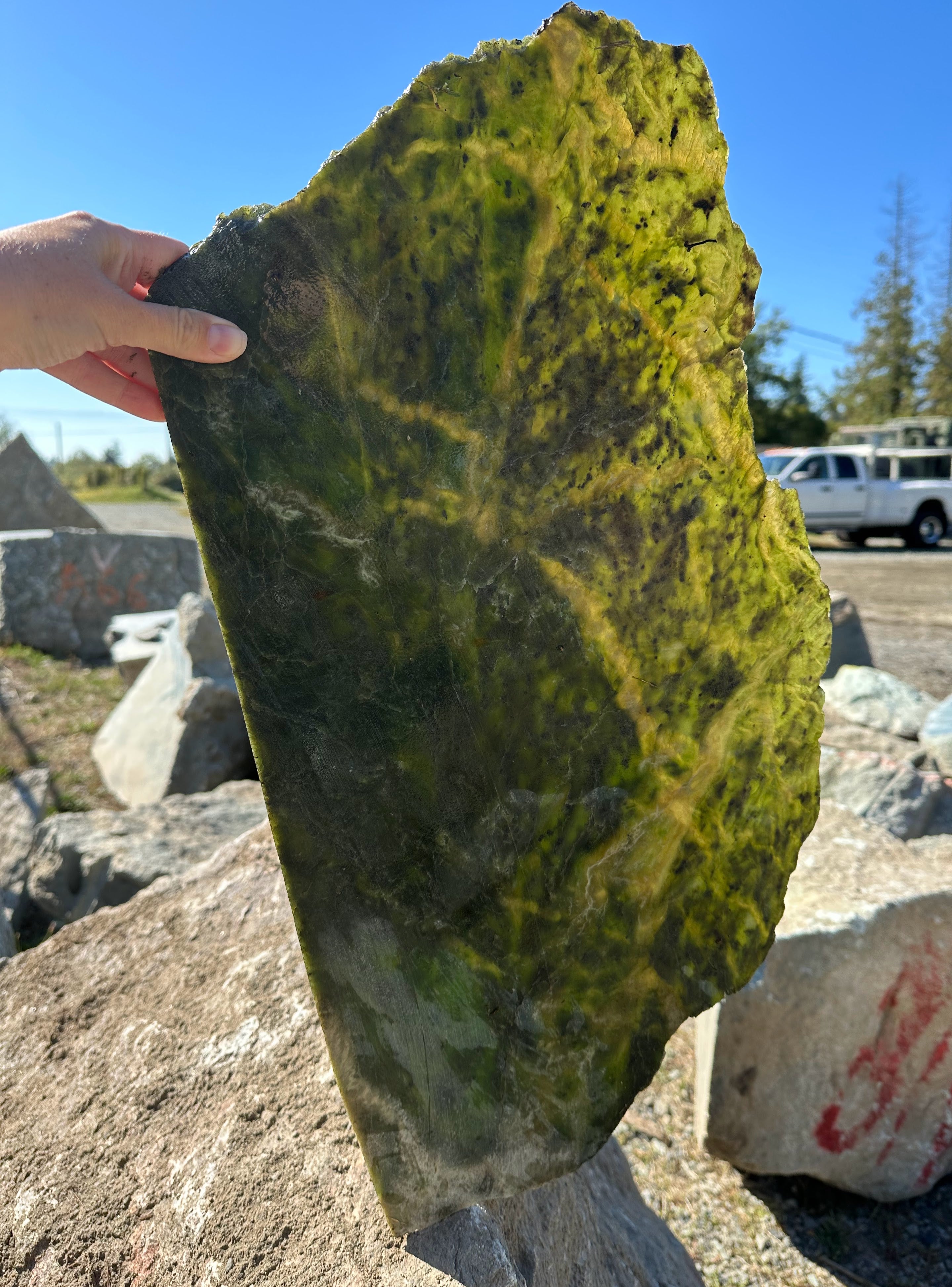 Low Grade Canadian Jade Slab, 19" – Jade Mine Canada