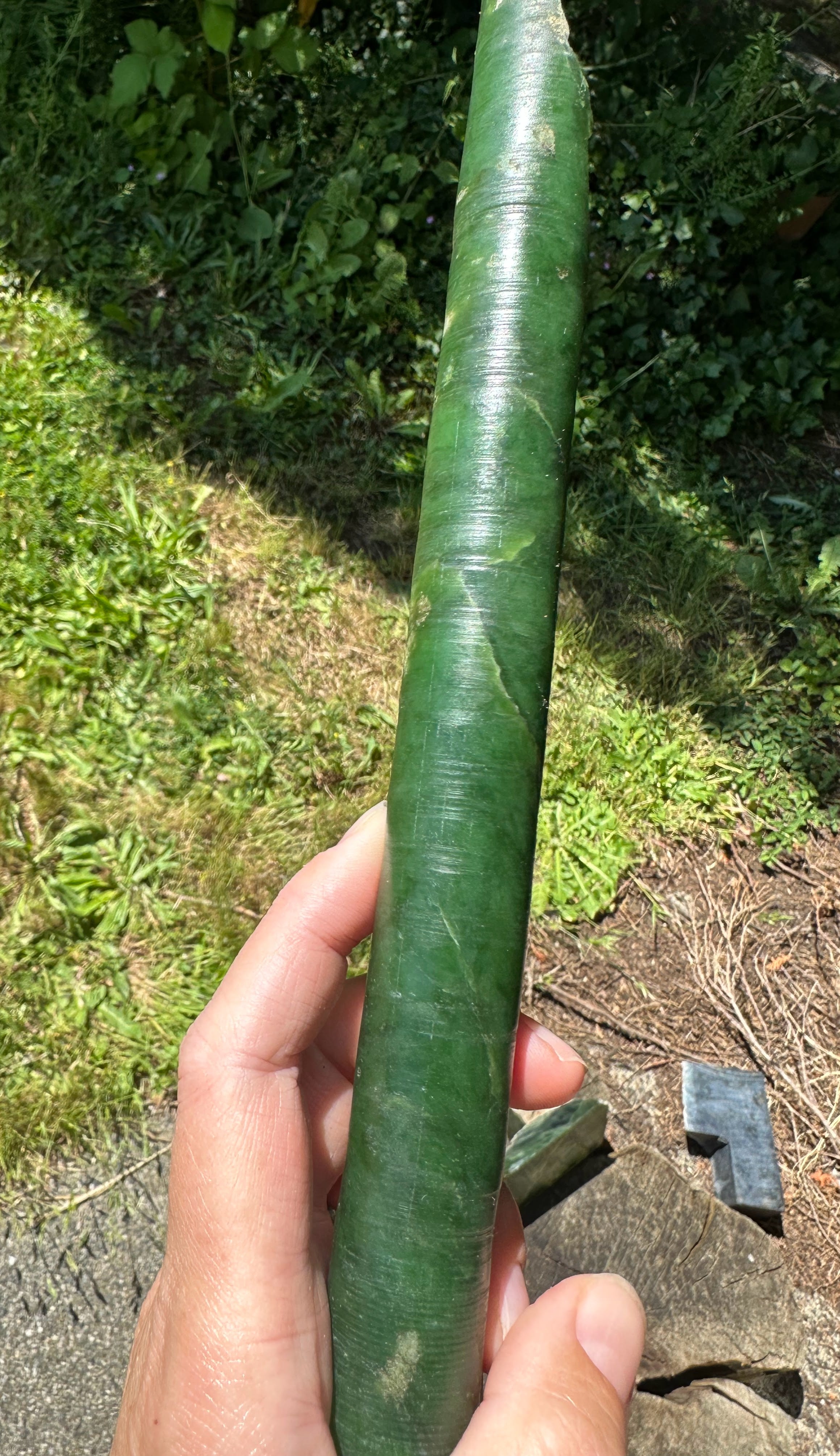 Canadian Nephrite Jade Core - 9" – Jade Mine Canada