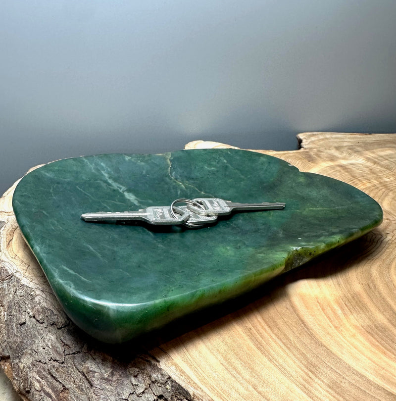 Canadian Nephrite Jade Dish - 6.5" – Jade Mine Canada