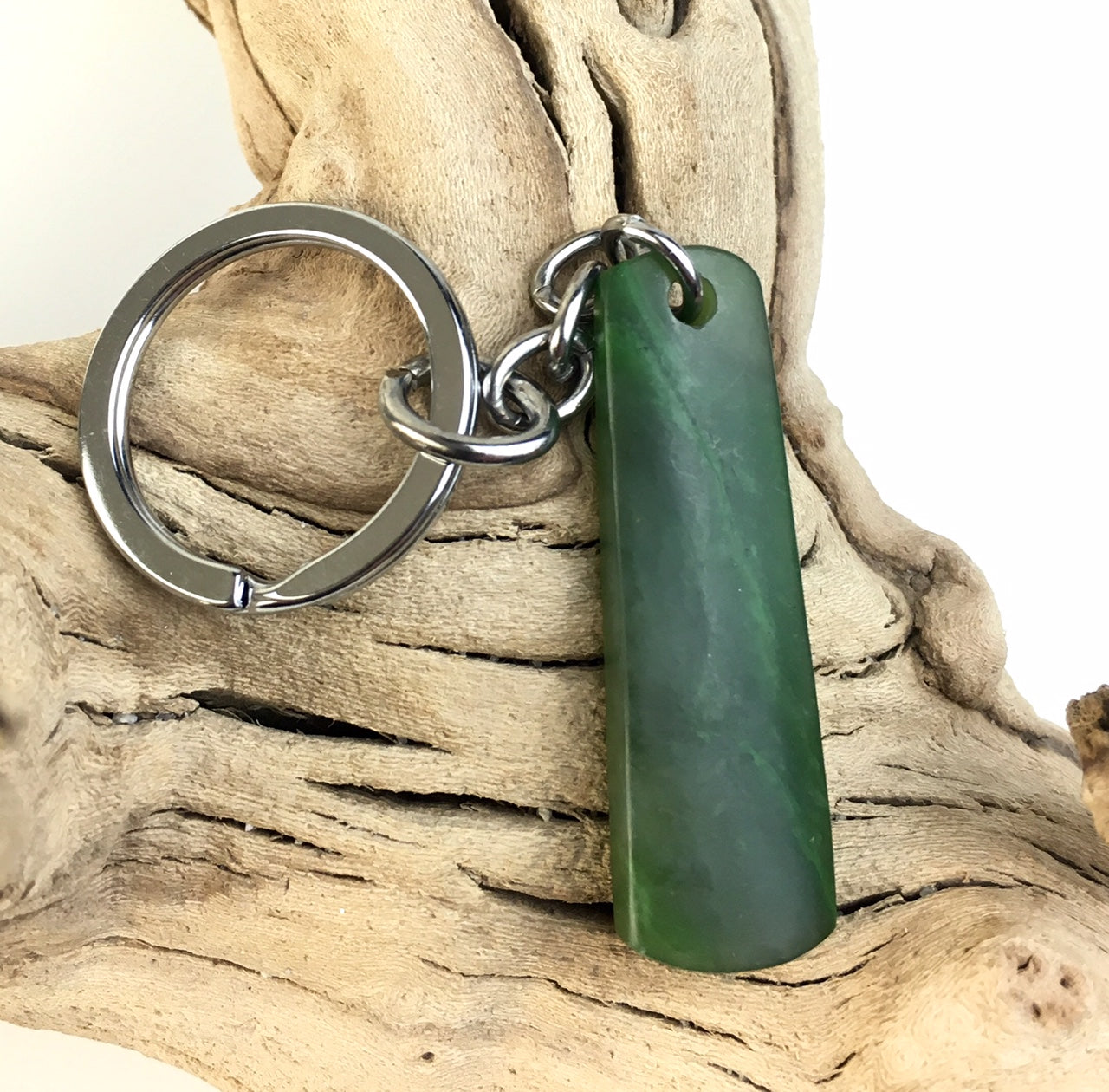 Canadian Nephrite Jade Nugget Keychain – Jade Mine Canada