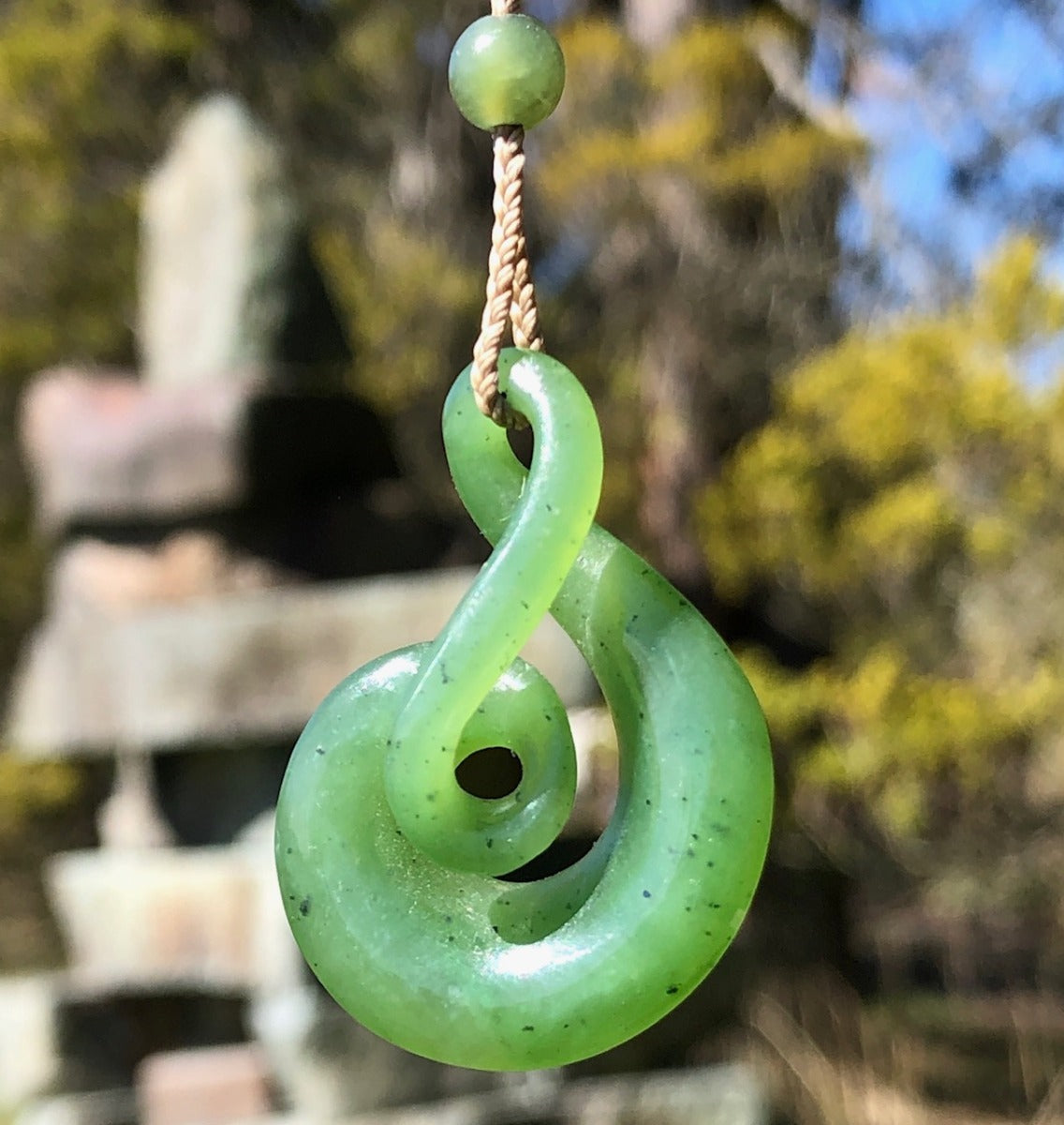 Canadian Jade Infinity Twist Pendant - Authentic Nephrite Jade – Jade ...